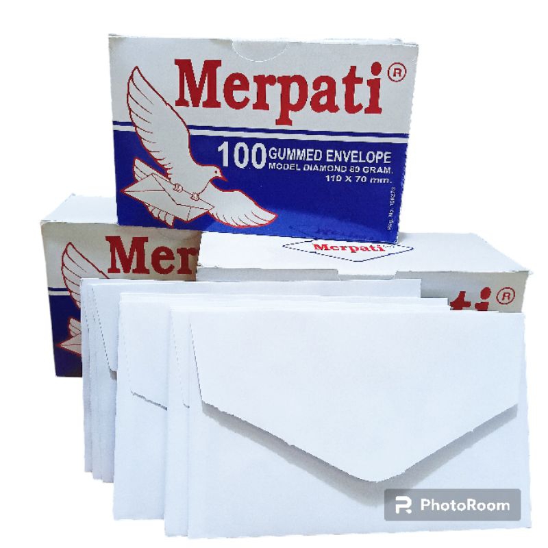 Jual Amplop Merpati Polos Kecil isi 100 lembar (Uk 110x70mm) | Shopee ...