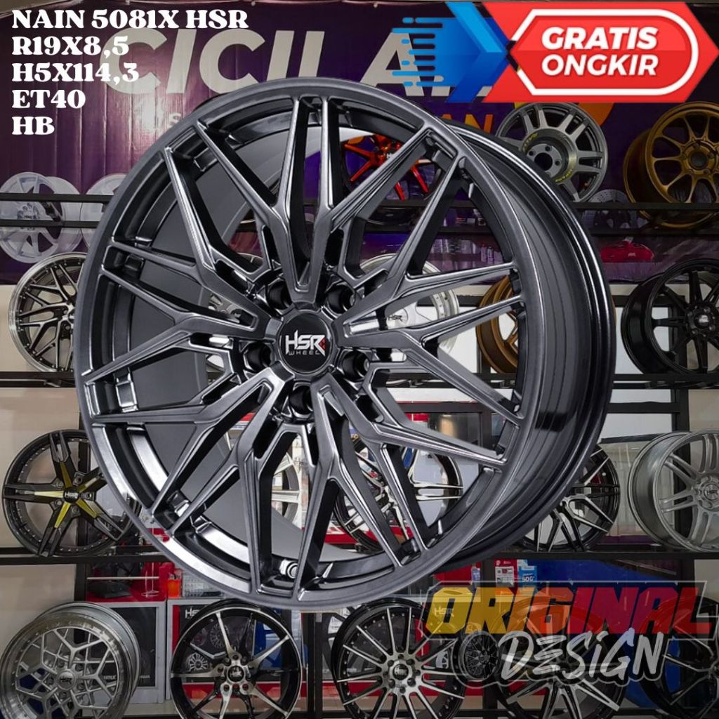 Jual Velg Mobil Ring 19 HSR NAIN R19 UNTUK ALPHARD INNOVA RUSH XFORCE ...