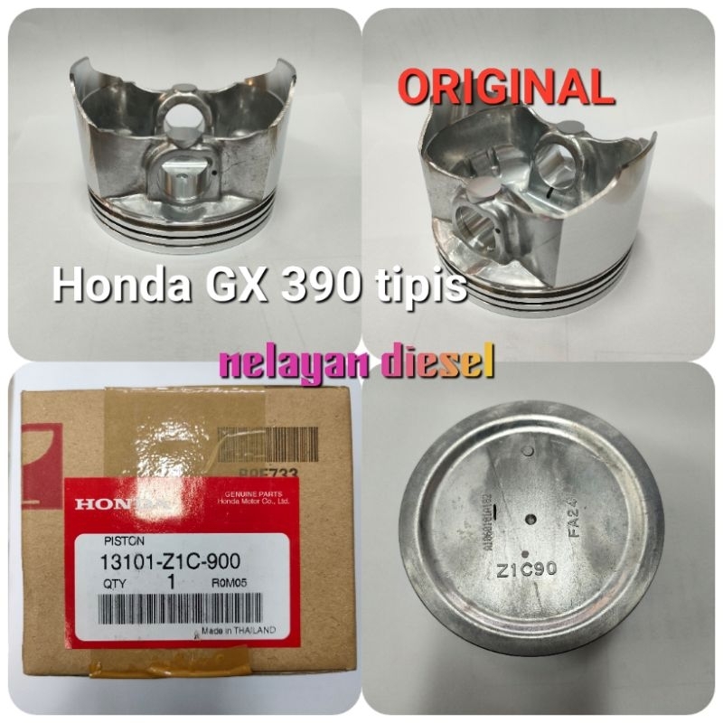 Jual PISTON MESIN HONDA GX 390 STD TIPIS ORIGINAL | Shopee Indonesia