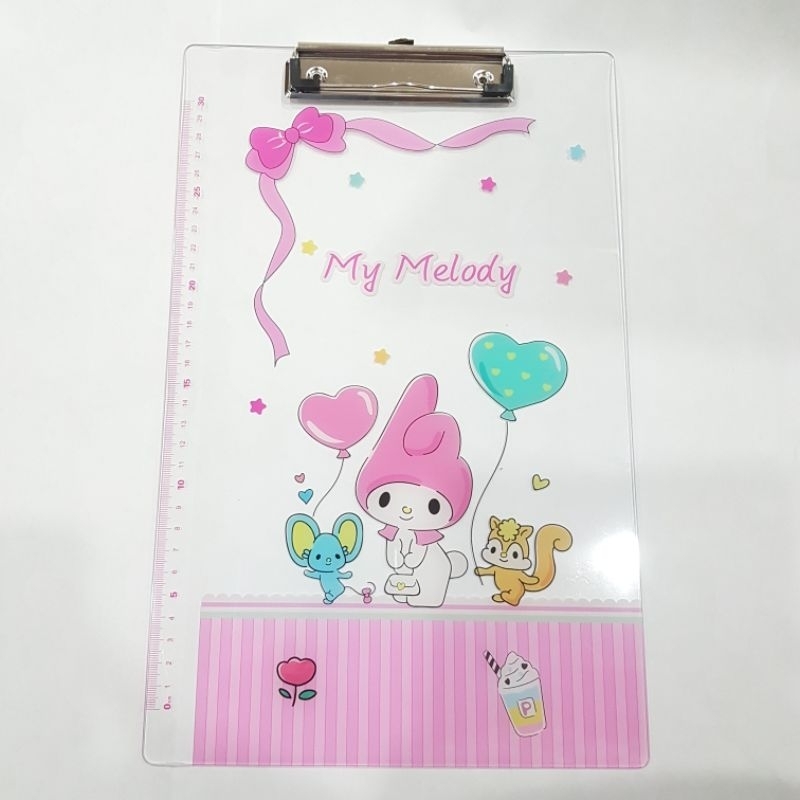 Jual Papan dada Plastik Mika / Papan Ujian Mika Tebal My Melody 5225-1 ...
