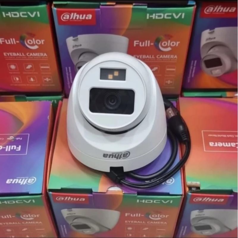 Jual KAMERA CCTV DAHUA 5MP AUDIO COLORVU FULL WARNA INDOOR DAN OUTDOOR ...