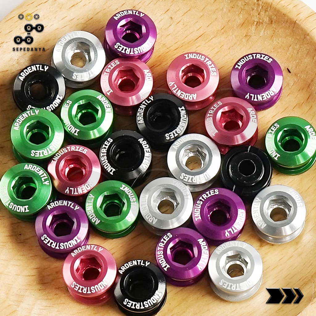 Jual Ardently Baut Mur Chainring Bolt Crank Disc Screw Crankset Plate ...