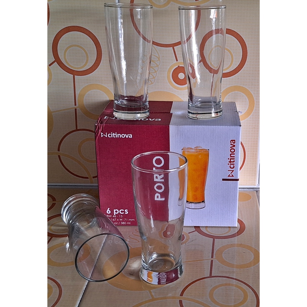 Jual Gelas Kaca Porto Tinggi Dus Kado ORIGINAL TEBAL Isi 6 Pcs | Shopee ...
