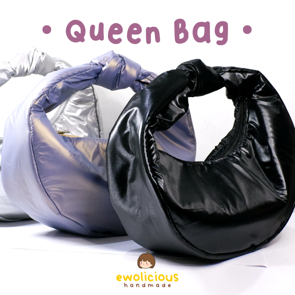 Jual QUEEN BAG by Ewolicious | Handbag | Hologram Shimmer Bag | Puffy ...