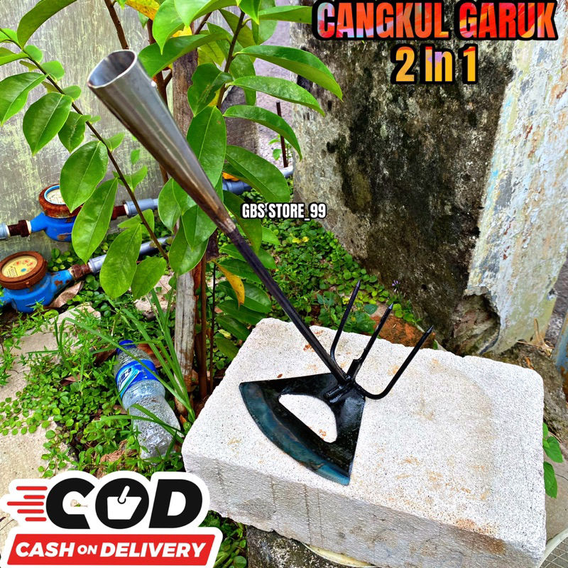 Jual ALAT CANGKUL LUBANG TENGAH DAN GARUK 2 In 1 - Cangkul Multifungsi ...