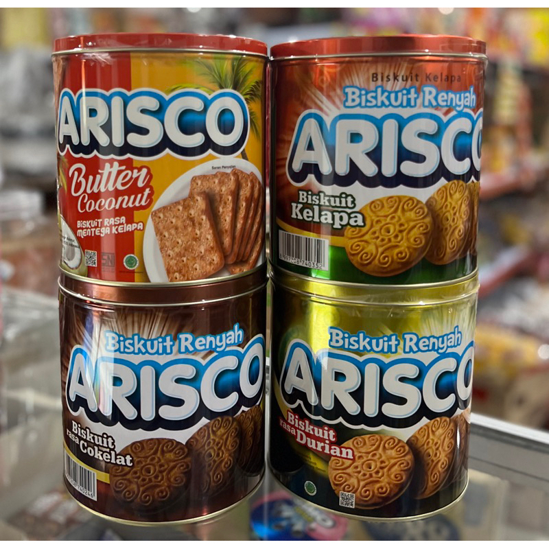 Jual Arisco Biscuits 350 Gram Kelapa, Durian, Cokelat, Butter Coconut ...