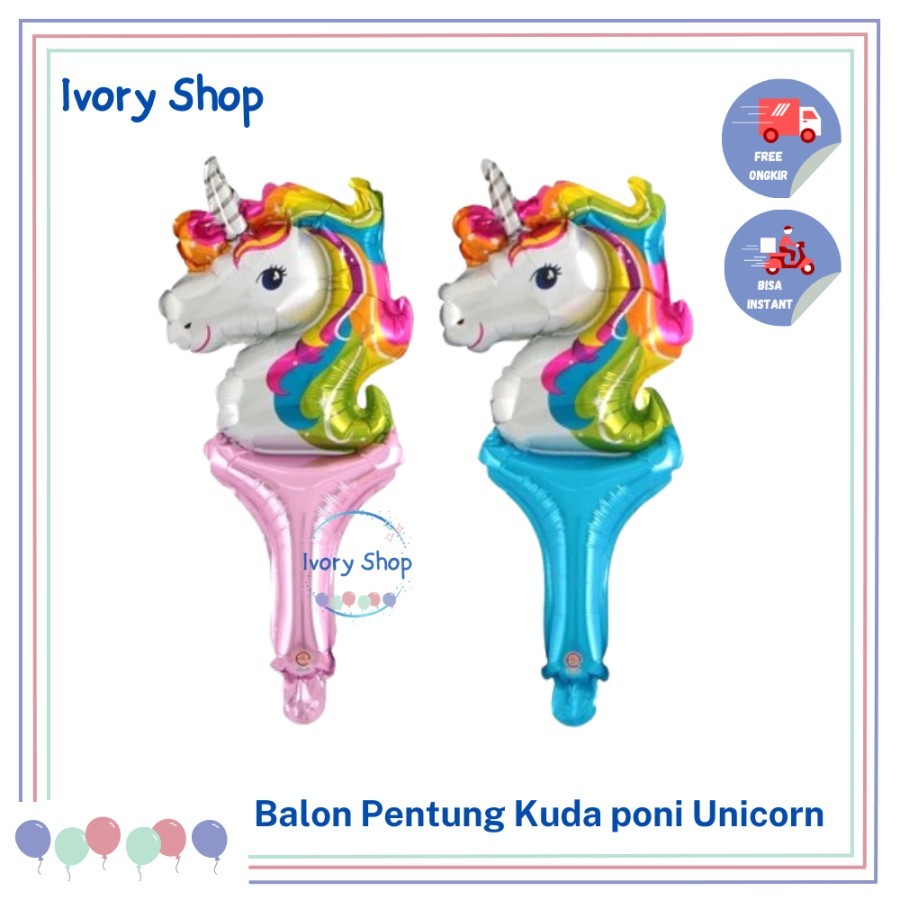 Jual Balon pentung Karakter Unicorn | Shopee Indonesia