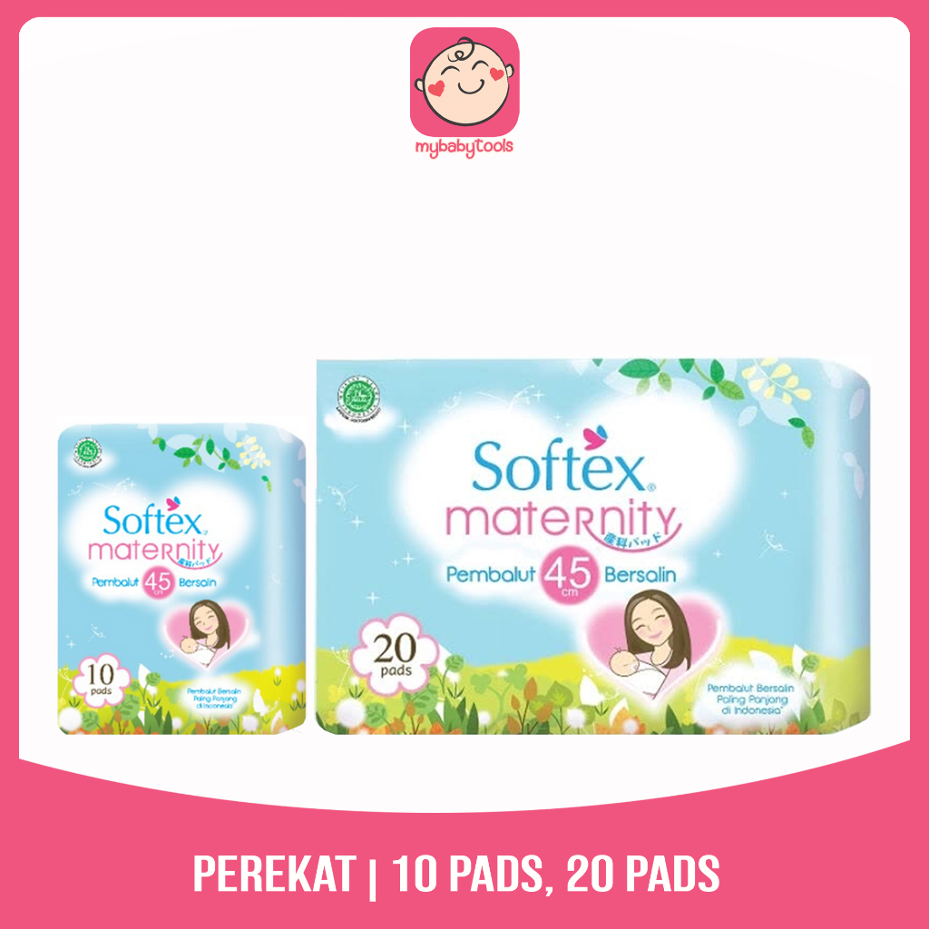 Jual SOFTEX MATERNITY PEMBALUT 45CM 20S 10S BERSALIN HAMIL NIFAS ...