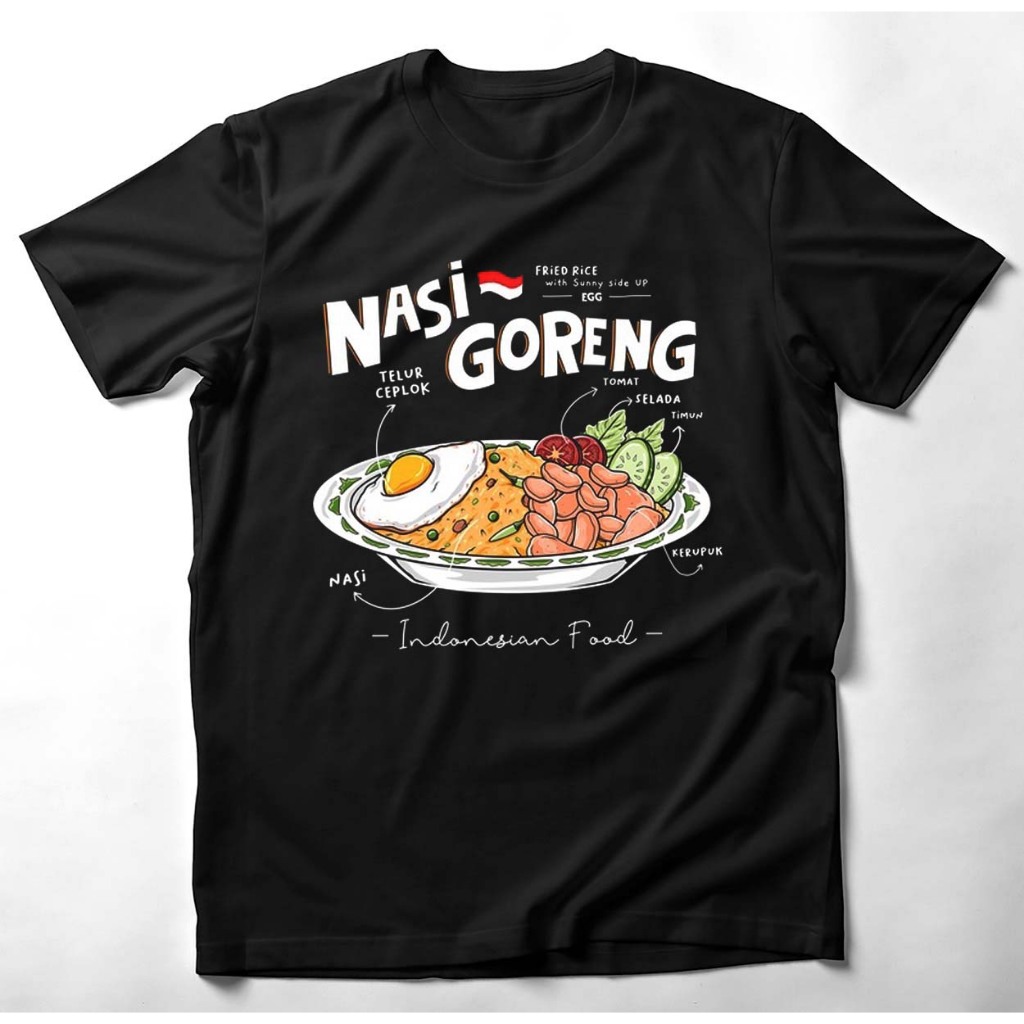 Jual (MIDDLE NIGHT) KAOS DISTRO UNIK I KAOS TEMA MAKANAN INDONESIA I ...