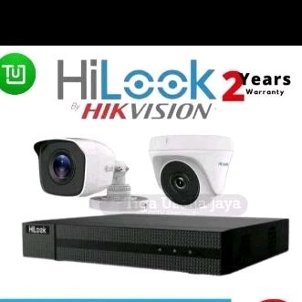 Jual Paket Cctv Hilook 2 MP 4 Chanel 2 Camera+Pemasangan | Shopee Indonesia