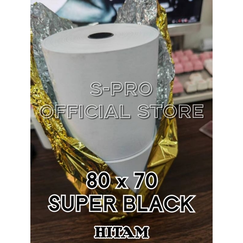 Jual KERTAS STRUK 80X70 80X80 THERMAL PAPER ROLL CETAK HITAM TERMURAH ...