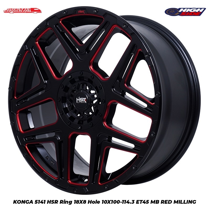 Jual Hsr Konga Velg Racing Mobil Chr, Crv, Outlander, Wuling Almaz ...