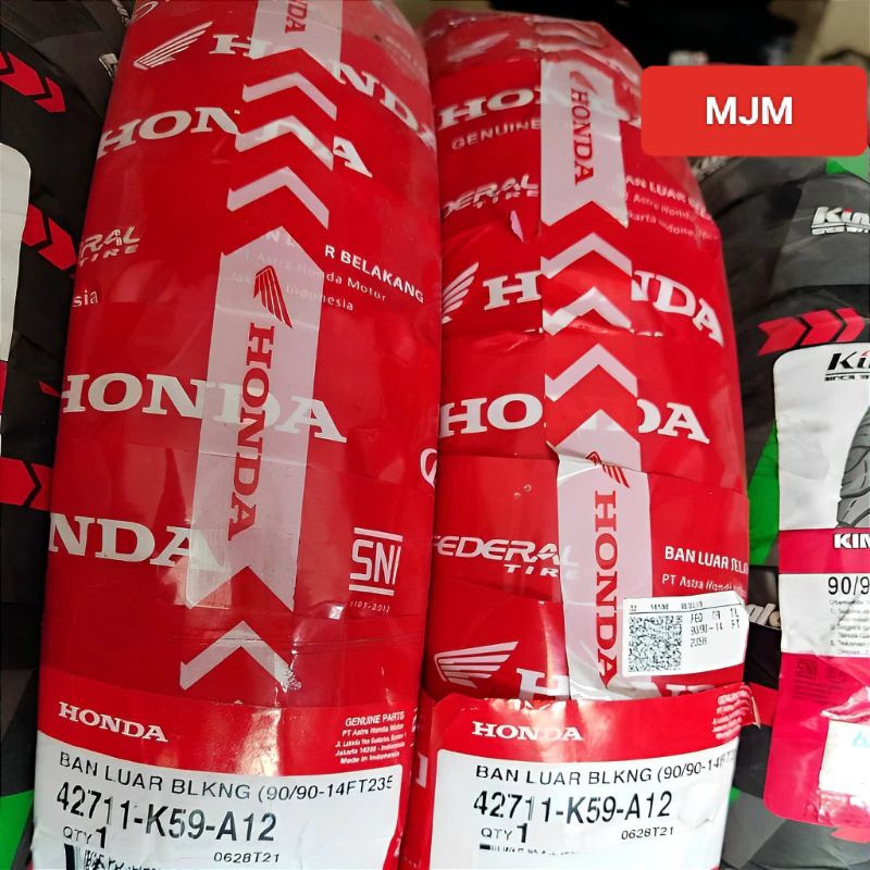 Jual ban luar tubles federal Honda original k59-A2 ban tubeless Honda federal original Vario ...