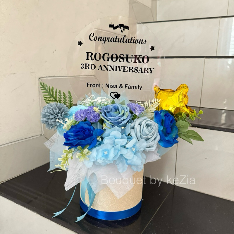 Jual (READY 2-5 jam) Bloom Box balon bunga Grand Opening | Bucket ...