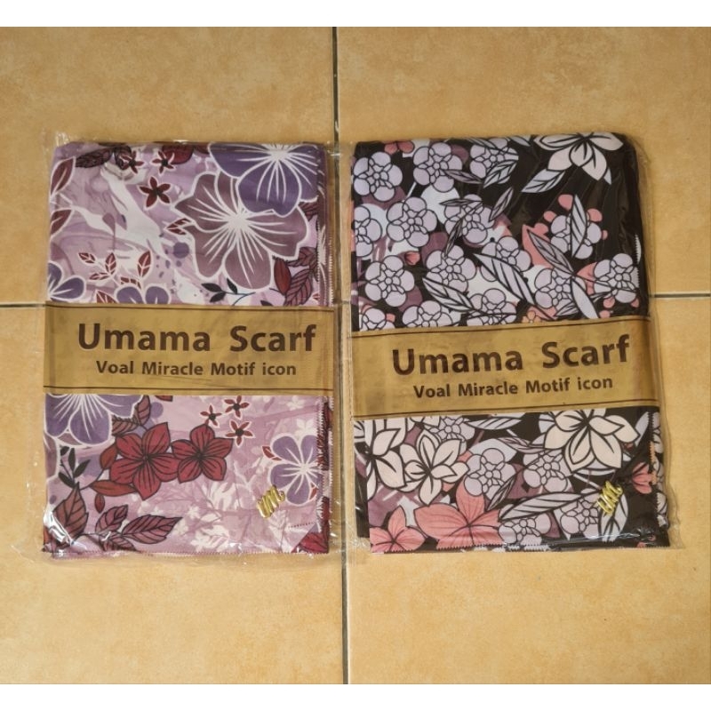 Jual UMAMA SCARF VOAL MIRACLE MOTIF ICON (METAL LOGO) LASER CUTTING ...