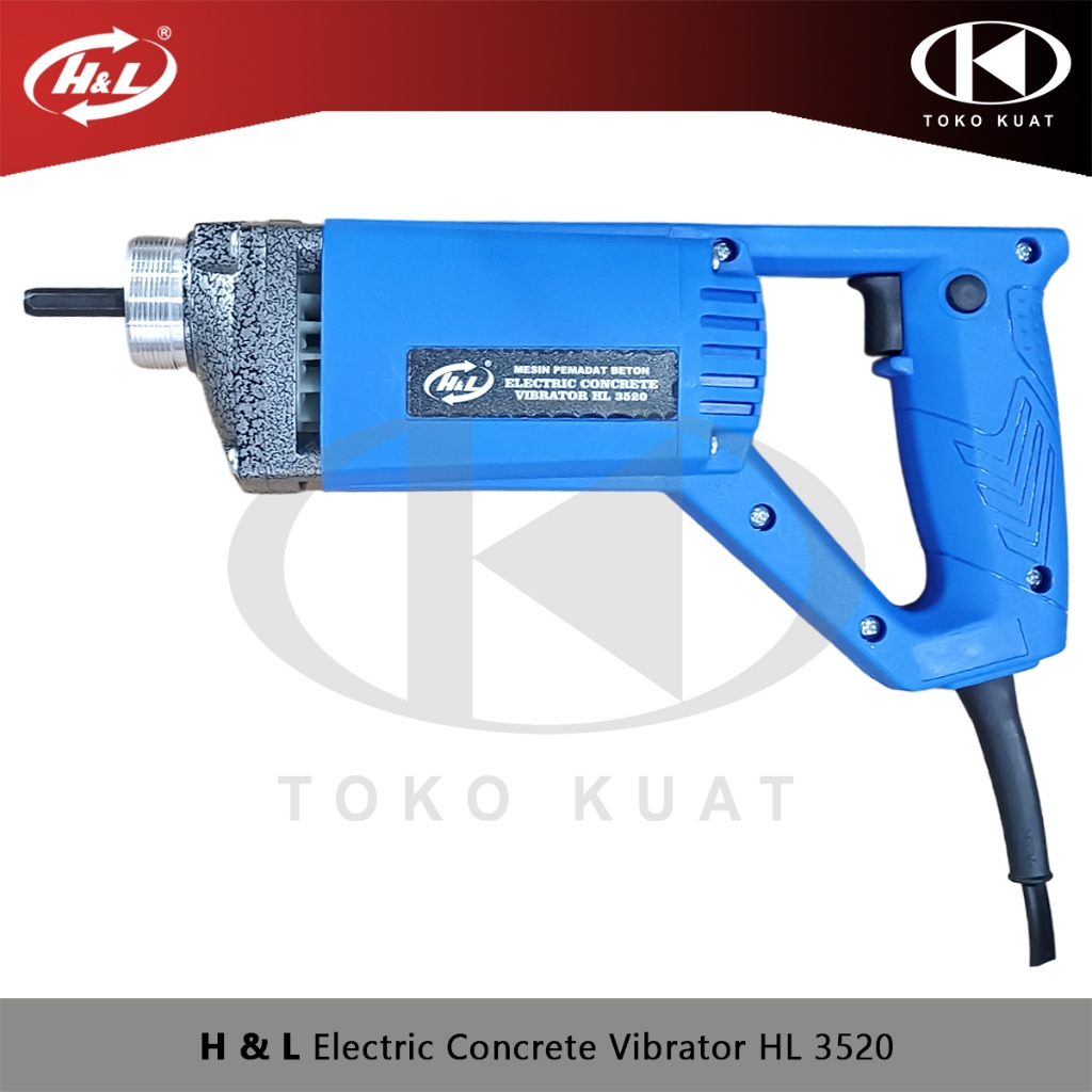 Jual Mesin Pemadat Beton H & L Electric Concrete Vbrator 850 Watt HL 3520 | Shopee Indonesia