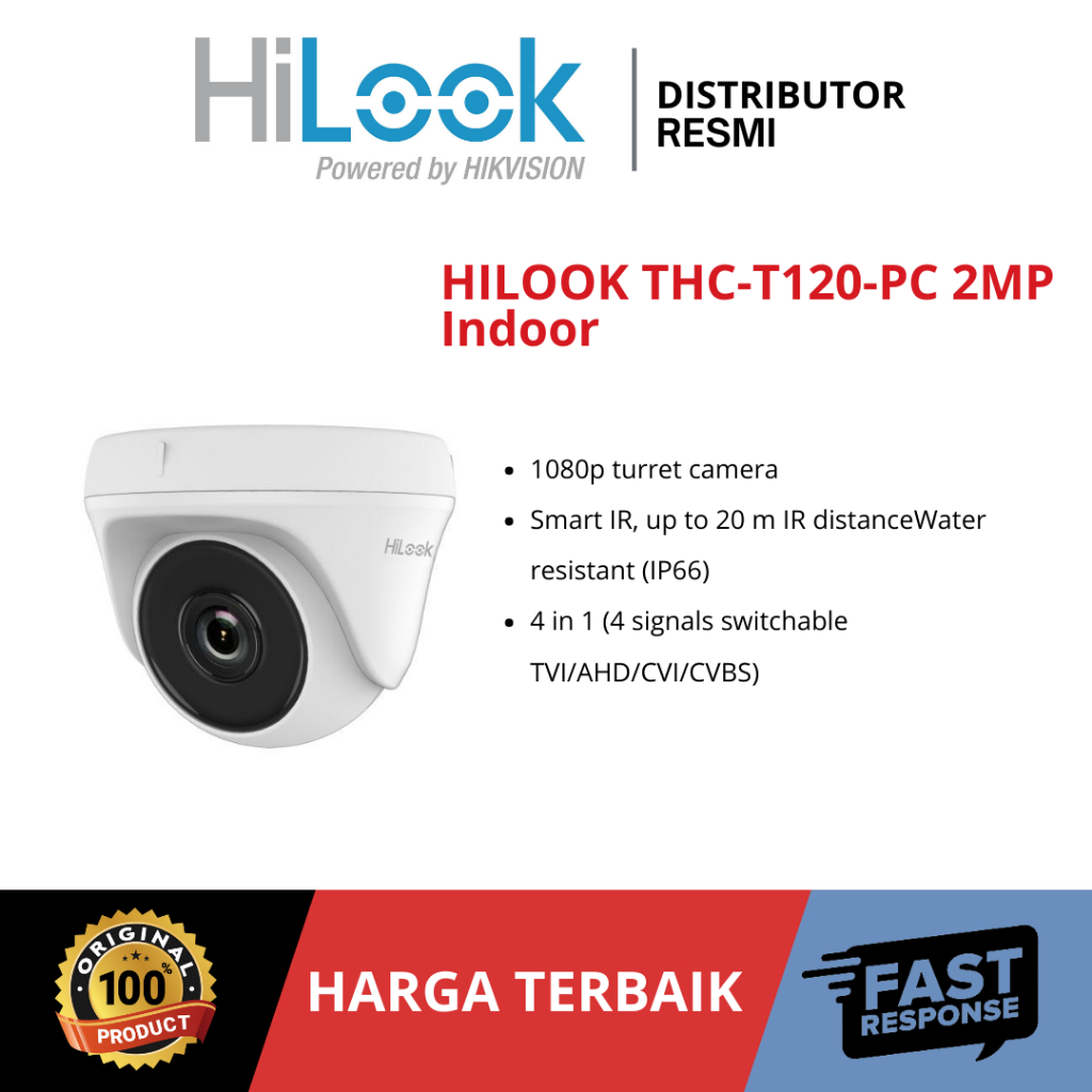 Jual HILOOK THC-T120-PC 2MP Indoor | Shopee Indonesia