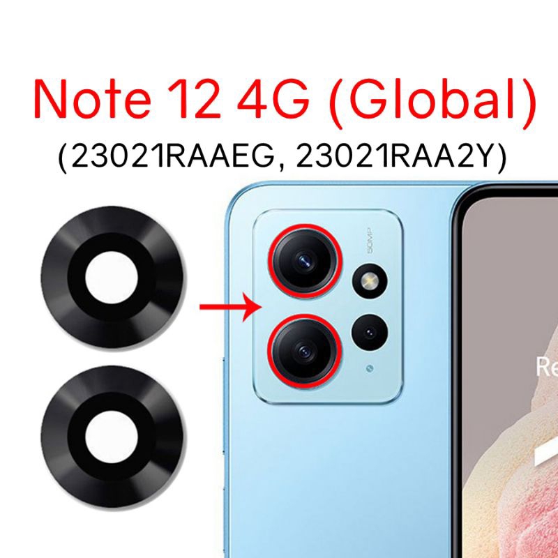 Jual Kaca Kamera Xiaomi Redmi Note 12 4G | Shopee Indonesia