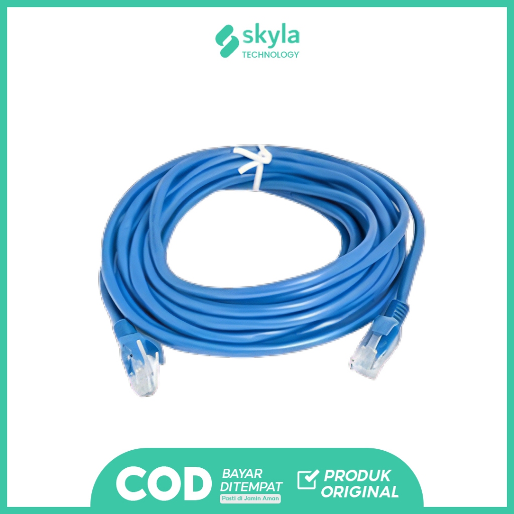 Jual Kabel LAN 5 Meter Cat 6 UTP Cable 5M Ethernet Network Cable ...