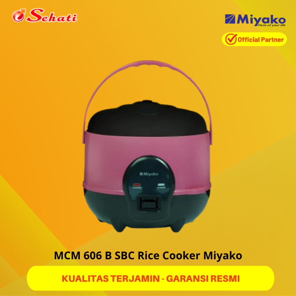 Jual MIYAKO MCM 606 B SBC Rice Cooker Miyako [0,6L] 606 Magic Warmer ...