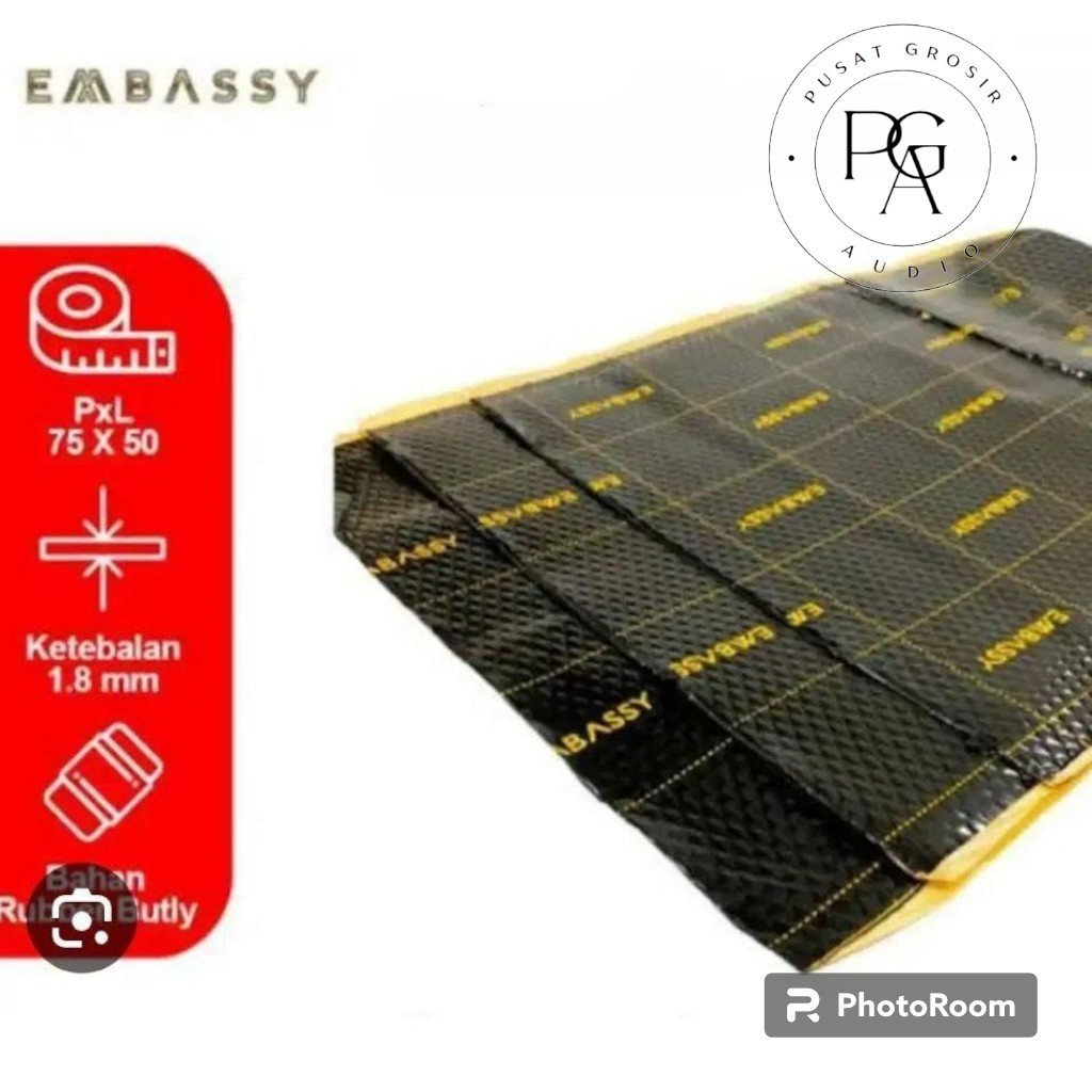 Jual Peredam Suara Mobil Bahan Aspal Embassy Peredam EMBASSY | Shopee ...