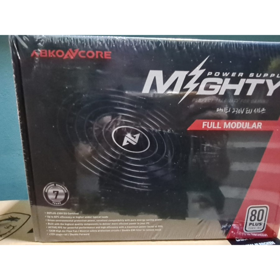 Jual Power Supply Abkoncore Mighty 600 Watt 80+ Full Modular PSU ABKO 600W | Shopee Indonesia