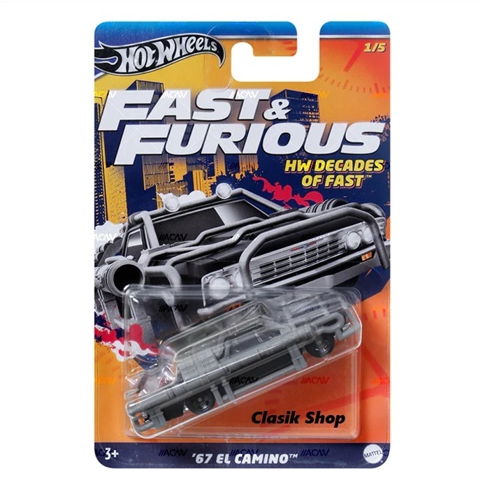 Jual hot wheels fast and furious HW Decades Of Fast Jetta MK3 El Camino ...
