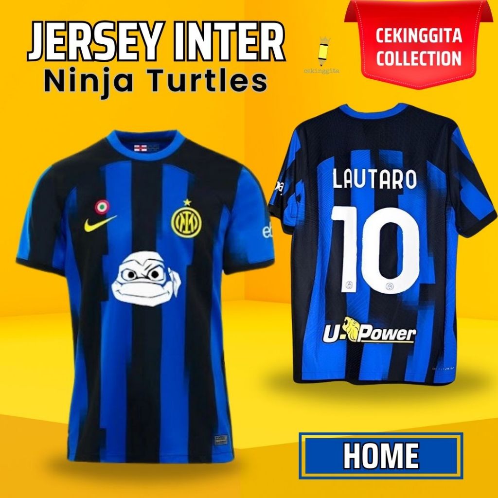 Jual Jersey INTERR Home - NINJA TURTLE Edition (GRADE ORI) | Shopee ...