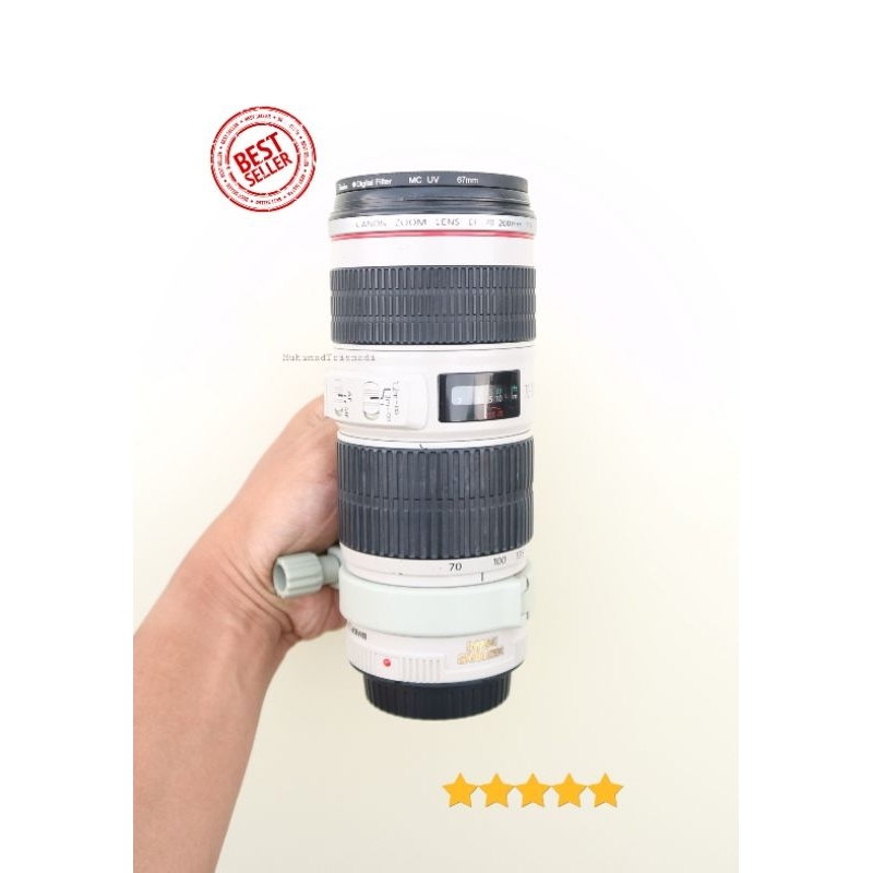 Jual Lensa Tele DSLR SLR Canon Zoom Lens EF 70-200mm F4 IS Image ...