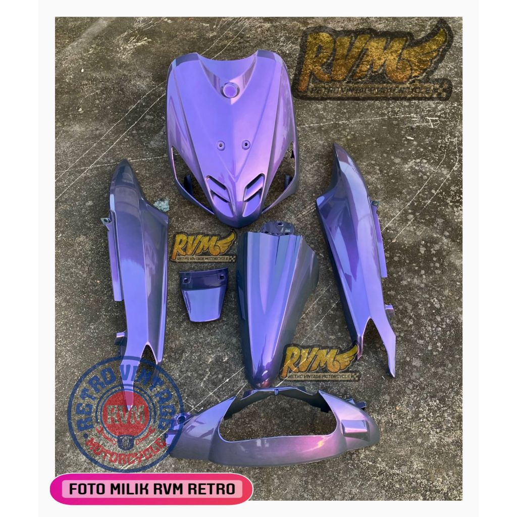 Jual BODY HALUS MIO SPORTY MIO LAMA 2004-2007 LEMBAYUNG UNGU CUSTOM ...