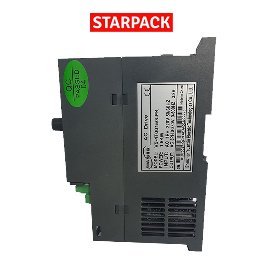 Jual Inverter VFD Yuanshin V9 1,5kW/ 2HP Input 1Phase 220V Output 3Ph 380V | Shopee Indonesia