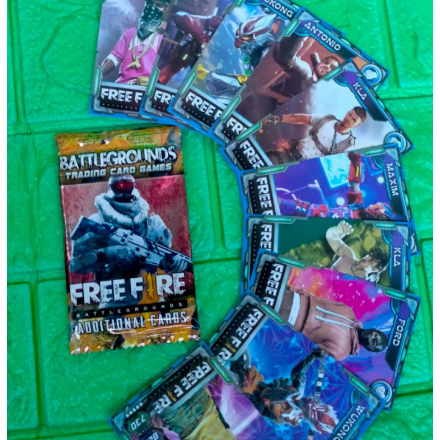 Jual Mainan Kartu Gambar Free Fire Trading Card / 1 Sachet Kartu Foil ...