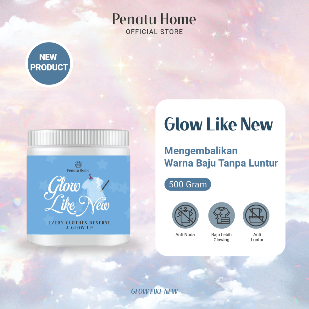 Jual [ Penatu Home ] Glow like new - Detergent Booster 500gre | Shopee Indonesia