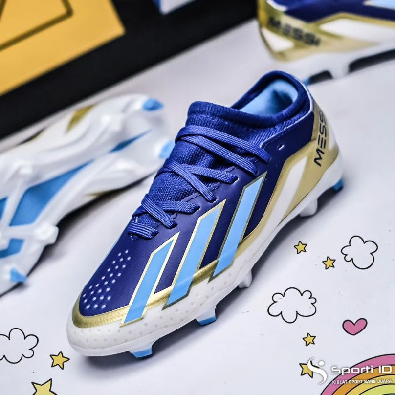 Jual Sepatu Bola Anak Adidas X Crazyfast Messi League JR FG - Lucid ...