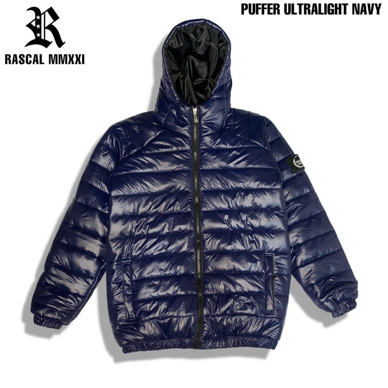 Jual RASCAL Jaket outdoor puffer navy coat winter ultralight metalic ...