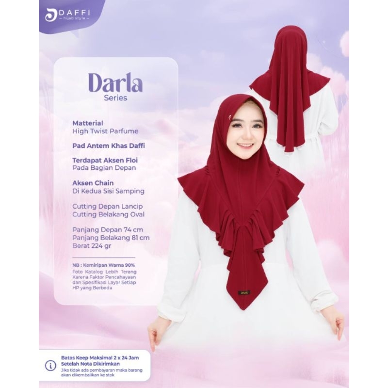 Jual ️ ALREHANSTORE ️ Hijab Daffi Darla Series hijab instan jilbab ...