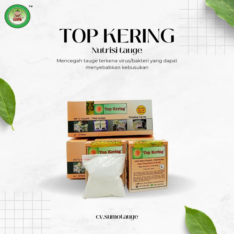 Jual TOP KERING [Pupuk Organik Pencegah Busuk Pada Tauge] | Shopee ...