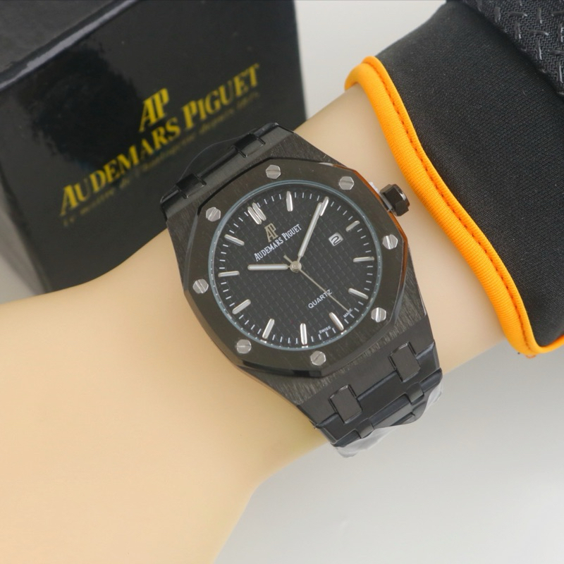 Jual JAM TANGAN AP COWOK TANGGAL AKTIF RANTAI STAINLESS | Shopee Indonesia