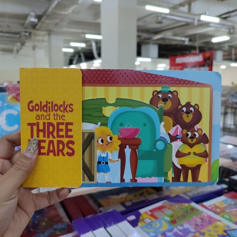 Jual BIG BAD WOLF BOOKS • GOLDILOCKS AND THE THREE BEARS (LAYERED TABS ...