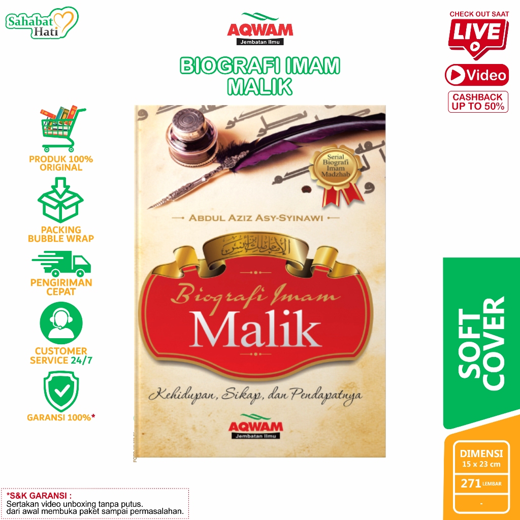 Jual Biografi Imam Malik Mengenai Kehidupan Sikap dan Pendapatnya ...