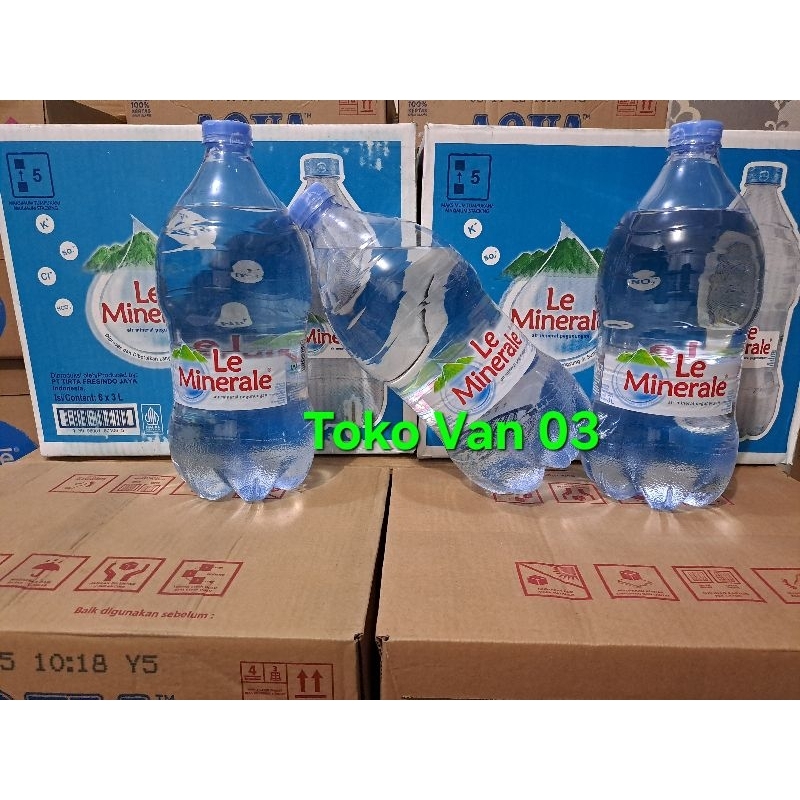 Jual Le Mineral galon baby 3 Liter + air (Harga untuk 6 Galon) | Shopee ...