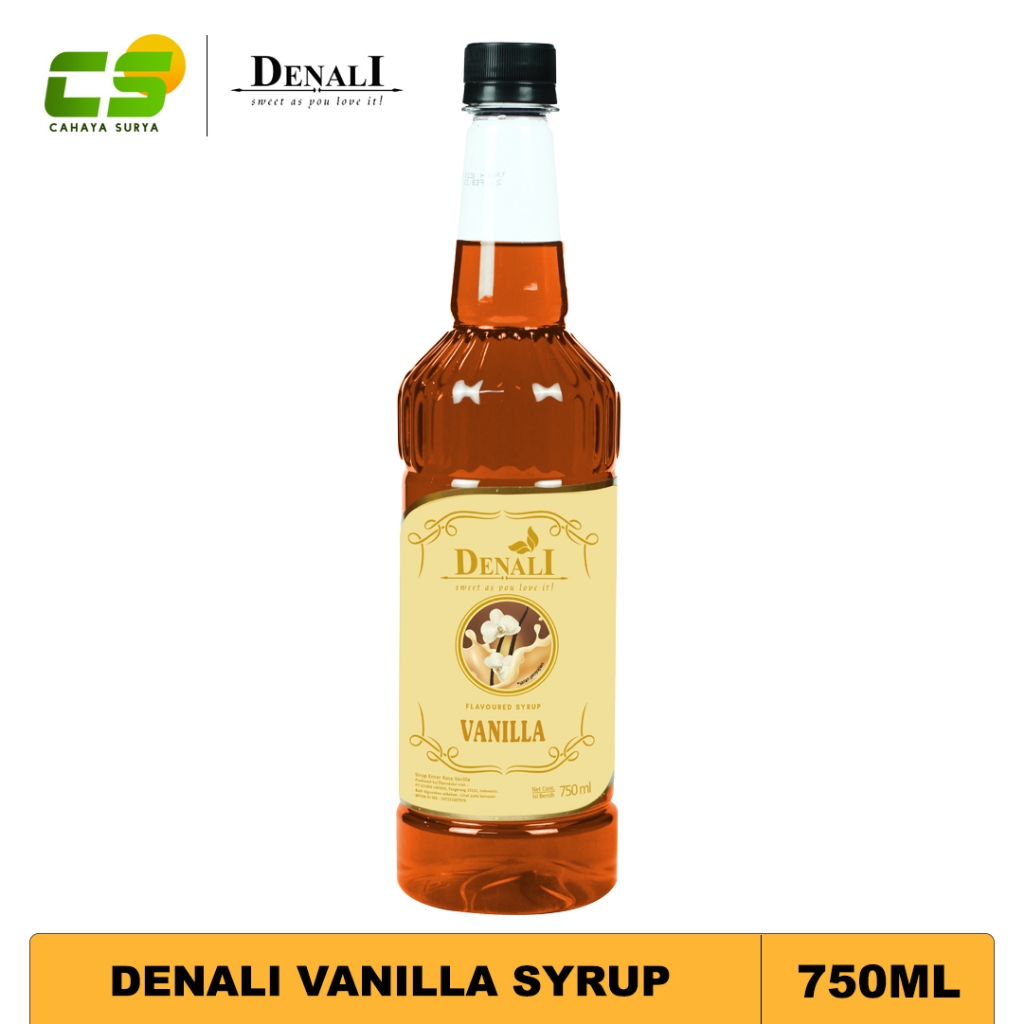 Jual Denali Syrup / Sirup - Vanilla / Vanila Syrup 750 ml | Shopee ...