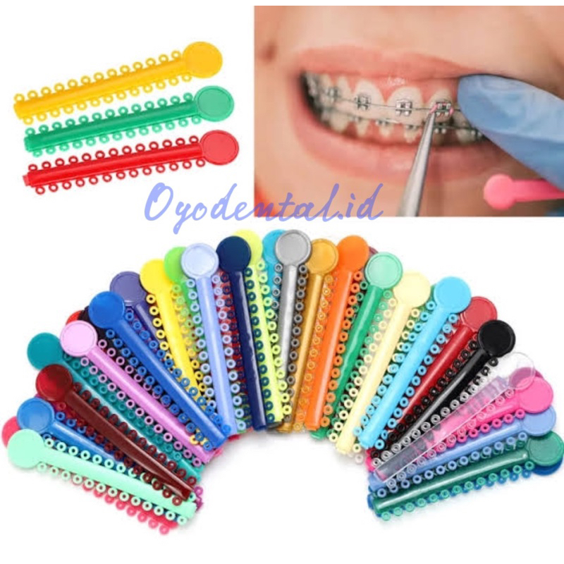 Jual Dental Karet Ortho Behel Power O 1 Pack 40pcs | Shopee Indonesia