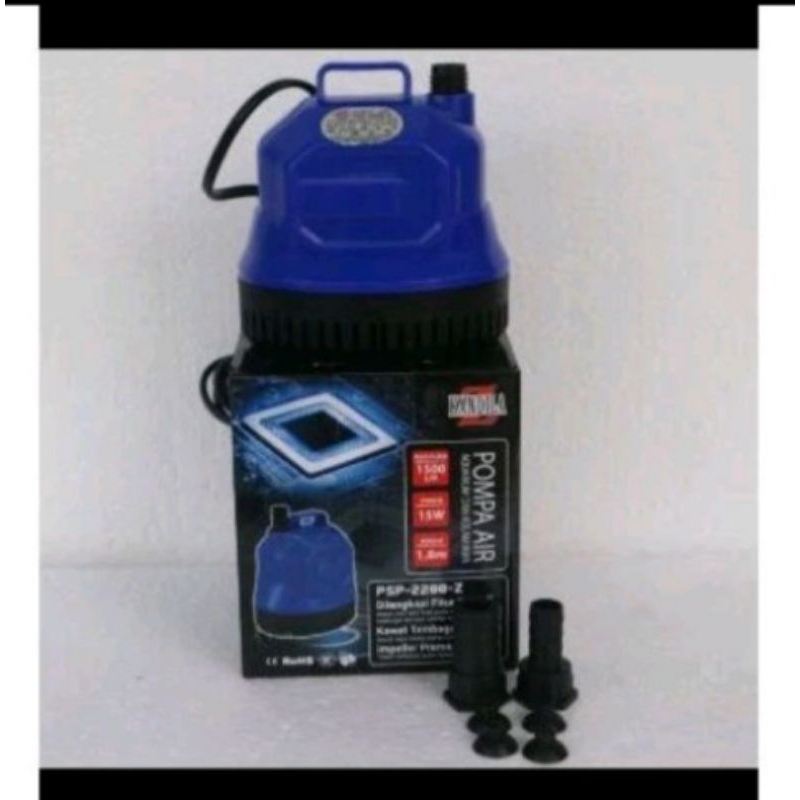 Jual kandila KD-PSP 2200Z pompa air celup aquarium kolam hidroponik ...