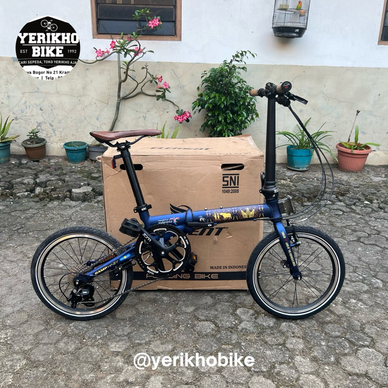 Jual Sepeda Lipat Folding Bike 16 Element Camp Hazy Sulawesi 9 Speed ...