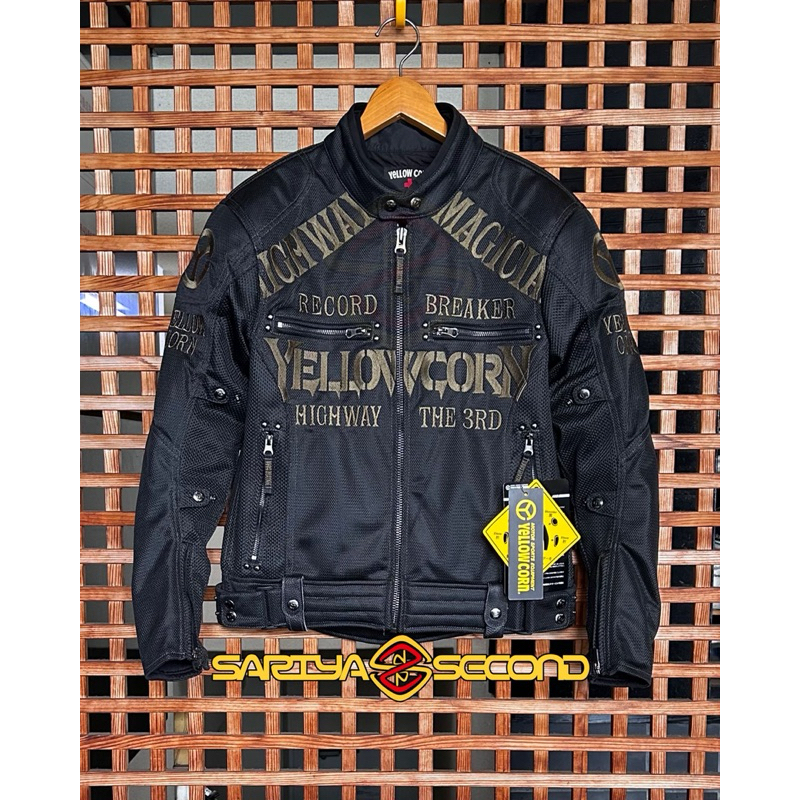 Jual Bundling Item Jacket Yellow Corn YB-3105 Black Ivory & Black Gold ...