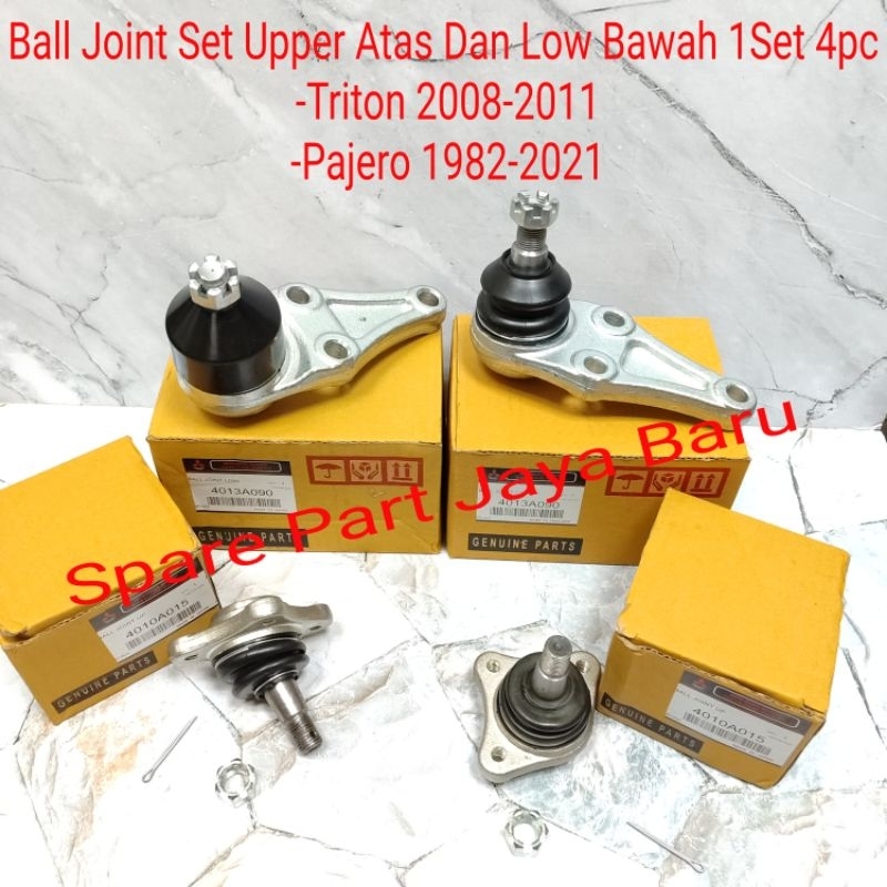 Jual Ball Joint Set Atas Bawah Upper Low Pajero 1982-2021 1Set4pc Asli ...