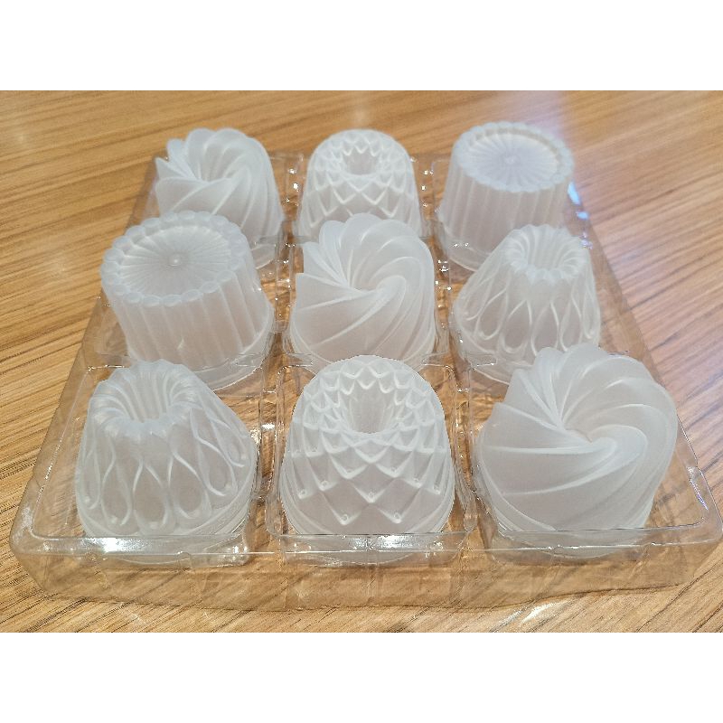 Jual (A9+Royal) 1SET Mika Puding Sekat + Cetakan Puding Royal 9pcs ...