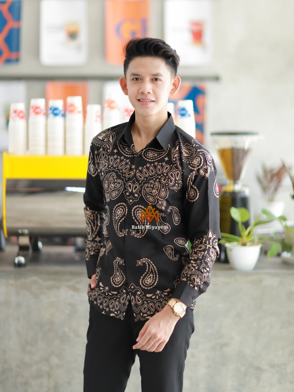 Jual KANIGARA baju batik pria lengan panjang slimfit terbaru 2024 ...