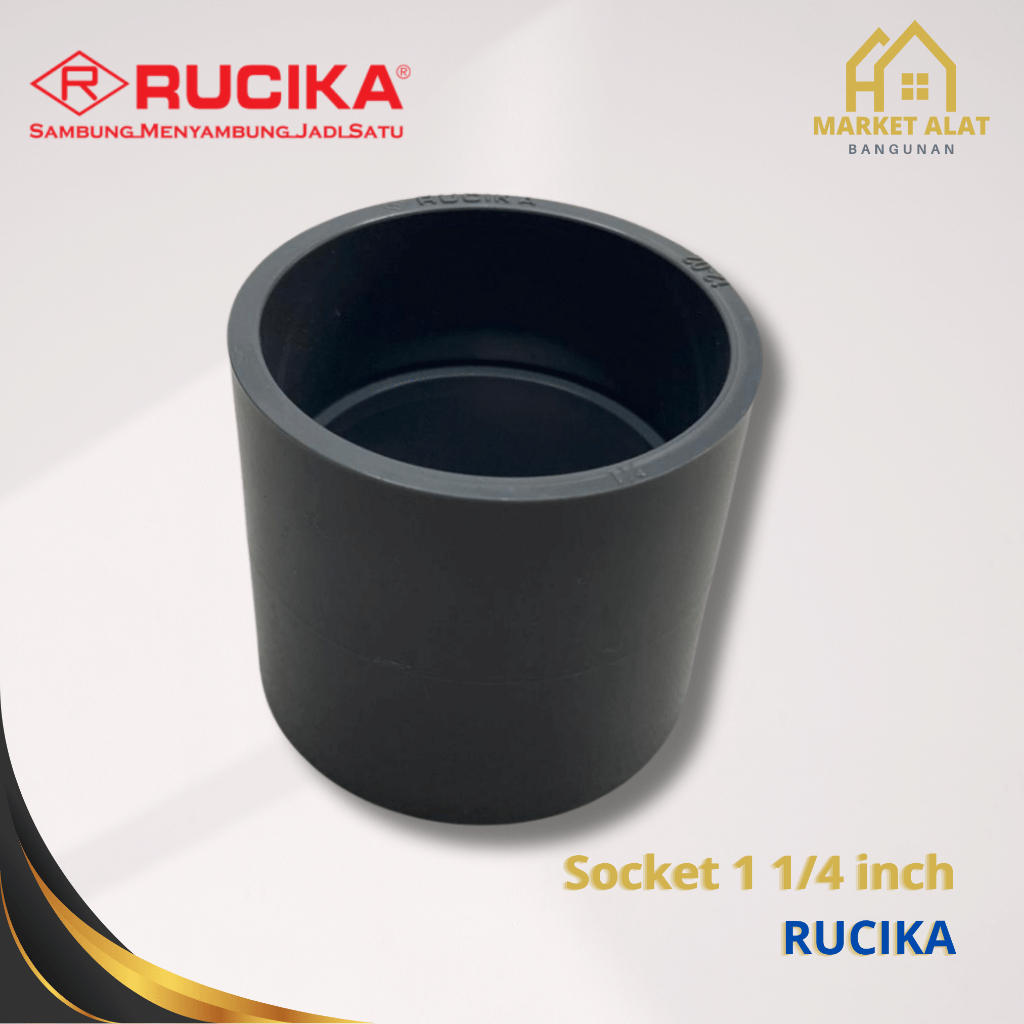 Jual Socket Soket Lurus 1 1/4” D RUCIKA / Sambungan Pipa Lurus 1 1/4 ...